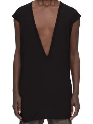 Rick Owens Dylan V-neck T-shirt - Black