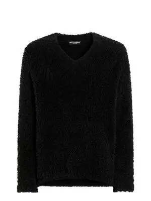 Dolce & Gabbana Alpaca-blend Pullover - Black