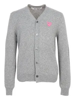 Comme Des Garçons Long-sleeve Knit Top - Medium Gray