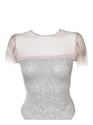 LES JUPONS DE TESS The Wild Rose Lace Bodysuit