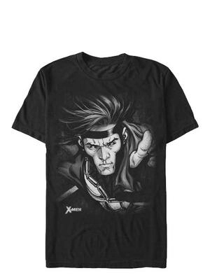 MARVEL: X-MEN '97 Monochrome Gambit Short Sleeve T-shirt - Black