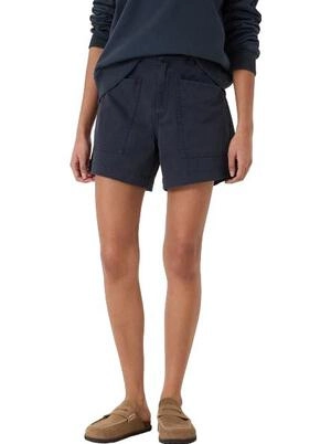 HUSH Cordi Cotton Shorts - Dark Navy