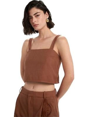 BEACH LIFE BY GOTTEX Resort Embroidered Crop Top Cover-up