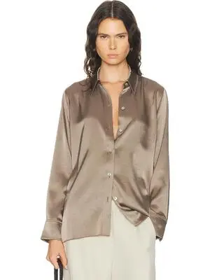 Citizens Of Humanity Tullah Shirt In Brown - Cocoa