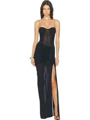 Alex Perry Cupped Bodysuit - Black