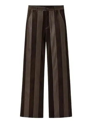 ZUT The Belmont Suede Pants - Stripe