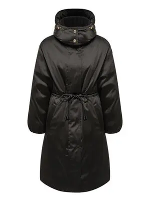 Moncler Contemplatif Hodded Long Down Parka - Black