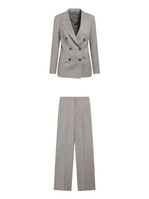 Tagliatore Grey Trousers Tailored Trousers - Gray