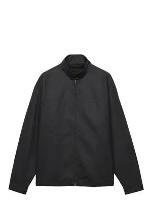 Prada Grey Jackets Shirt Jackets - Gray