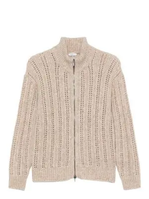 Peserico Neutrals Knitwear Cardigans - Cream