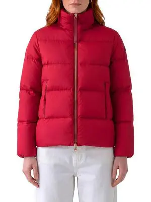 MONCLER Moncler Red Jackets - Puffer Jackets Women