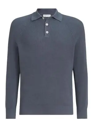 Brunello Cucinelli Polo Shirts - Blue