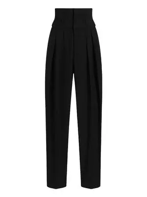 DOLCE & GABBANA Dolce & Gabbana Black Trousers - High-Waisted Trousers Women