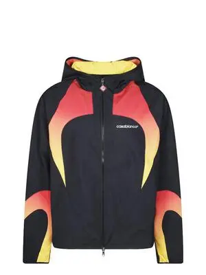 Casablanca Jackets Hooded Jackets - Black