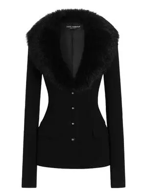 Dolce & Gabbana Jackets Fitted Jackets - Black