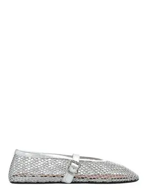 ALAÏA Alaïa Silver Ballet Flats Women