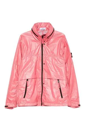 STONE ISLAND Stone Island Pink Jackets - Sport Jackets & Windbreakers Men