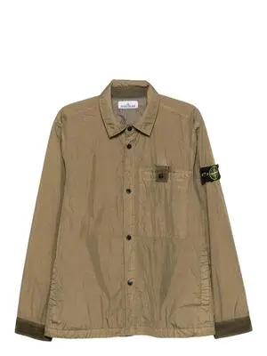 STONE ISLAND Stone Island Green Jackets - Lightweight Jackets Men