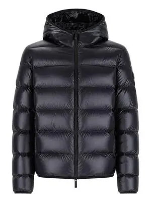 Moncler Piumino "guadiana" Con Cappuccio - Black