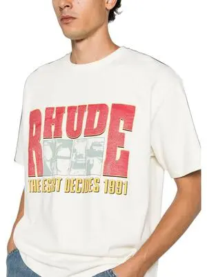 Rhude Rhude Neutrals T-Shirts & Vests - T-Shirts Men Cream