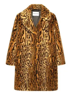 STAND STUDIO Stand Studio Camille Faux Fur Teddy Coat