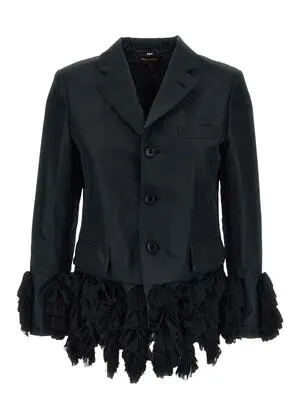 Comme Des Garçons Slim-fit Blazer - Black