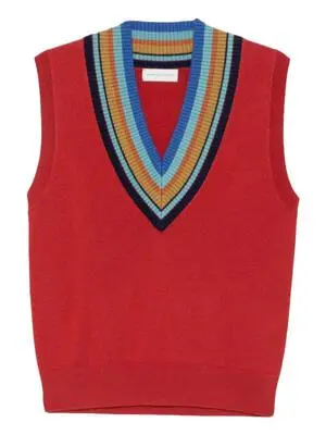 Dries Van Noten V-neck Knit Vest - No