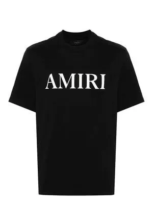 Amiri Rubberized Logo T-shirt - Black