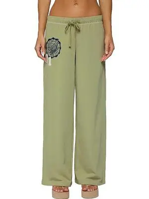 EDIKTED Spirit Sweatpants - Olive