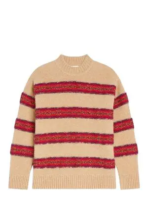 Dries Van Noten Jacquard Wool Sweater - Multicolor
