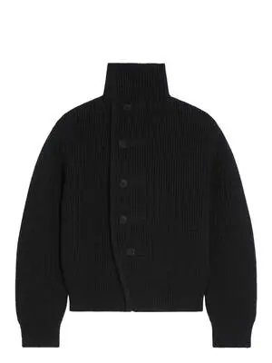 Dries Van Noten Chunky Wool Cardigan - Black