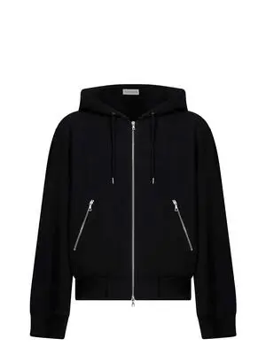 Dries Van Noten Oversized Zip-up Hoodie - Black