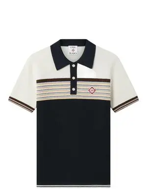 Casablanca Cotton-wool Blend T-shirt - Black