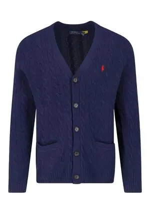 Polo Ralph Lauren Polo Ralph Lauren Men's 90% Wool, 10% Cashmere Sweater Blue