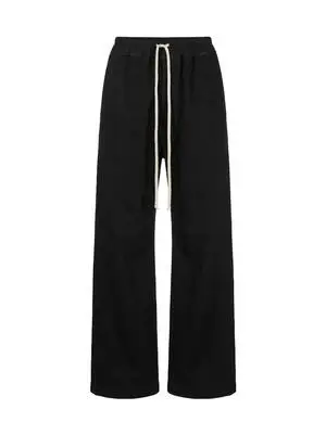 Rick Owens Snap-button Wide-leg Trousers - Black