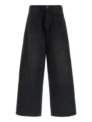 Balenciaga Wide-leg Jeans - Dbrownblk
