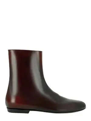 Dries Van Noten Leather Sock Boots - Brown