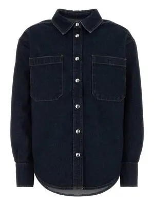 ANINE BING Denim Samy Shirt For - Blue