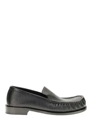 Dries Van Noten Men`s Leather Loafers - Black