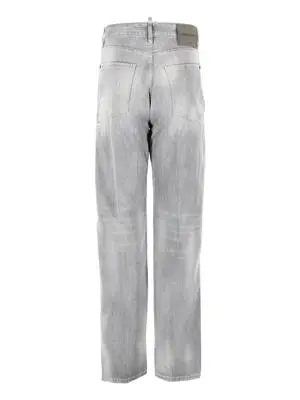 Dsquared2 Dsquared Men's Straight-Leg Jeans Grey