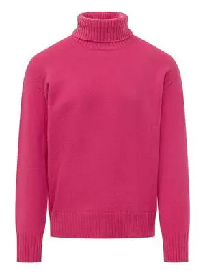 AMARANTO Knit Turtleneck Sweater - Candy