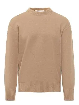 AMARANTO Amaranto Cammello Knit Sweater