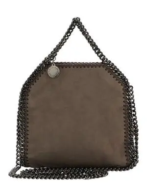 Stella McCartney Stella Mccartney Mini Mud Alter Suede Falabella Handbag Brown
