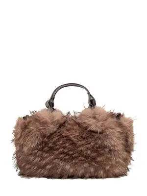 GIANNI CHIARINI Dua Leather Shoulder Bag - Espresso