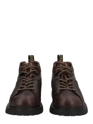 Dr. Martens Dr. Martens Men's Lace-Up Boots With Air-Cushioned Comfort Brown