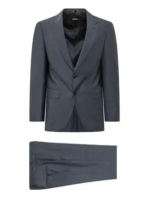 BOSS Two-piece Wool Suit Set - Dark Blue