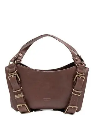 DIESEL® Stylish Mini Top Handle Bag - Marrone