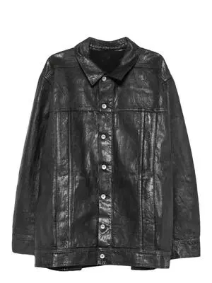 Rick Owens Button-up Denim Jacket - Black