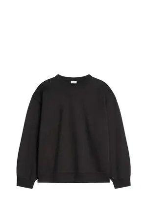 Dries Van Noten Oversized Cotton Sweatshirt - Black