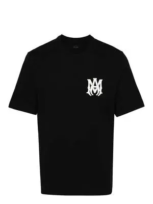 Amiri Monogram-print T-shirt - Black